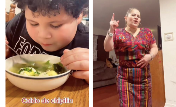 ¡Bravo! Madre inculca el amor por la comida chapina a sus hijos en EEUU